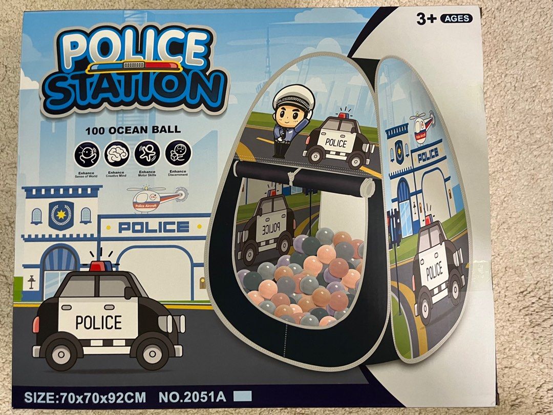 Police Station Ball Pit, Hobbies & Toys, Toys & Games on Carousell
