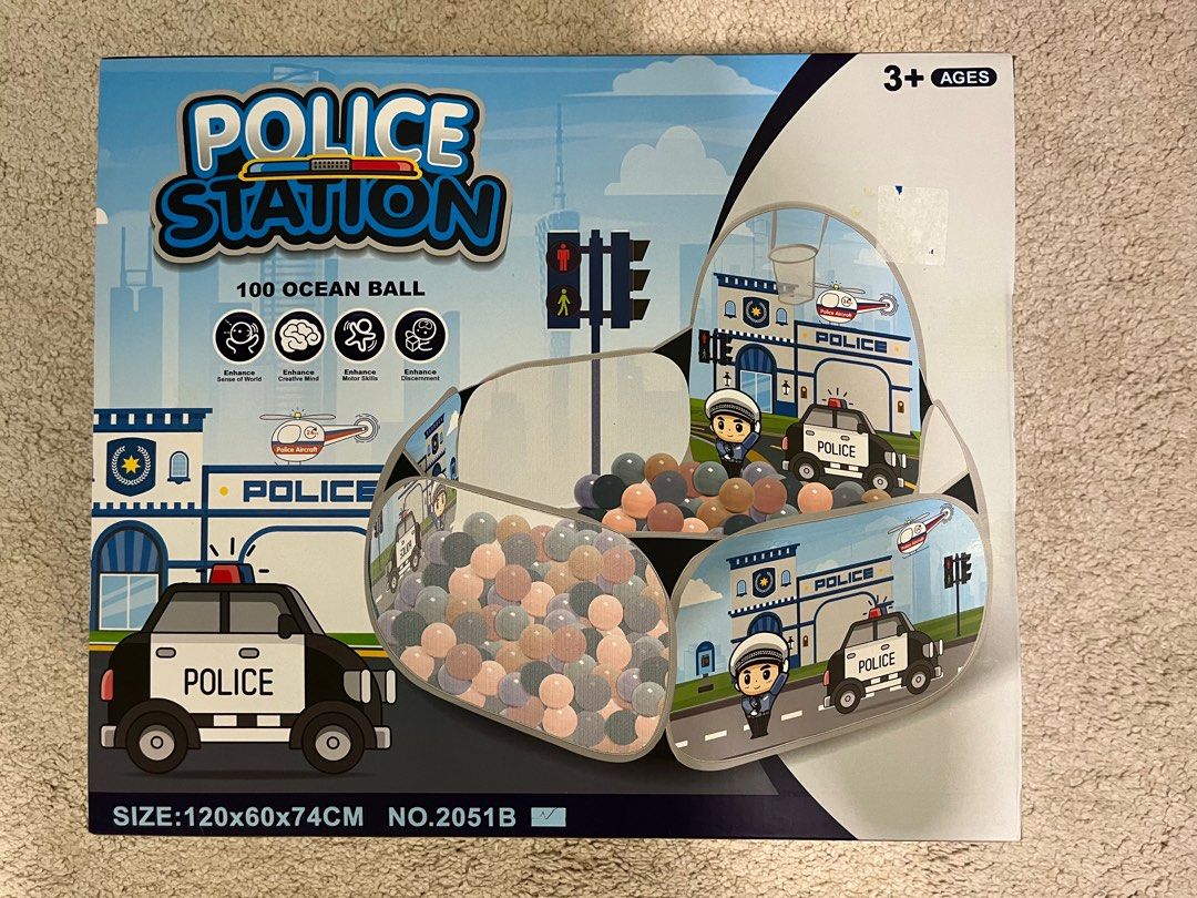 Police Station Ball Pit, Hobbies & Toys, Toys & Games on Carousell
