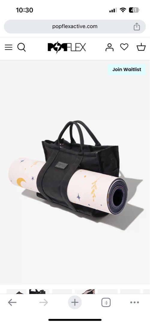 POPFLEX Sloane Tote - Black, Women's Fashion, Bags & Wallets, Tote Bags ...