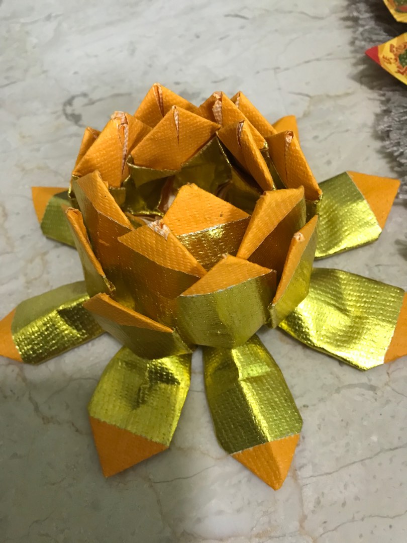 Prayer lotus, Hobbies & Toys, Memorabilia & Collectibles, Religious ...
