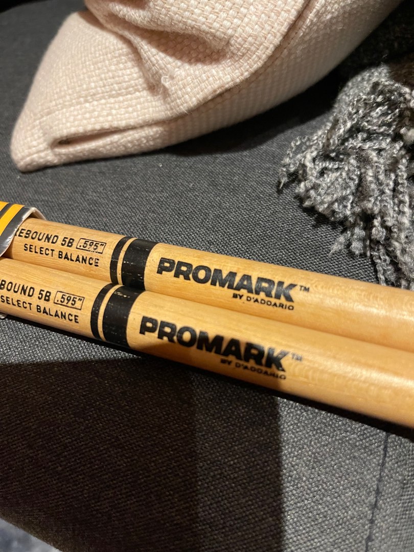 ProMark Rebound 5B Drumstick, Hobbies & Toys, Music & Media, Music Accessories on Carousell