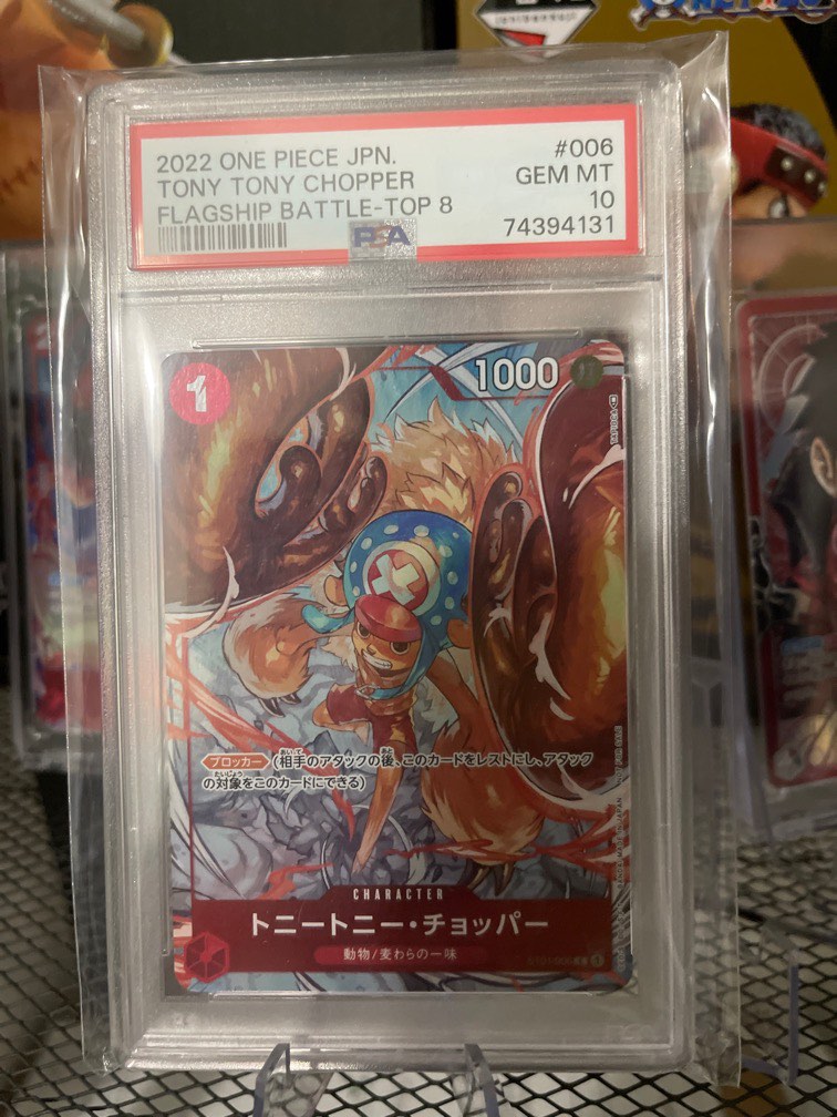 PSA 10 Flagship Tony Tony Chopper - One Piece TCG, Hobbies & Toys, Toys ...