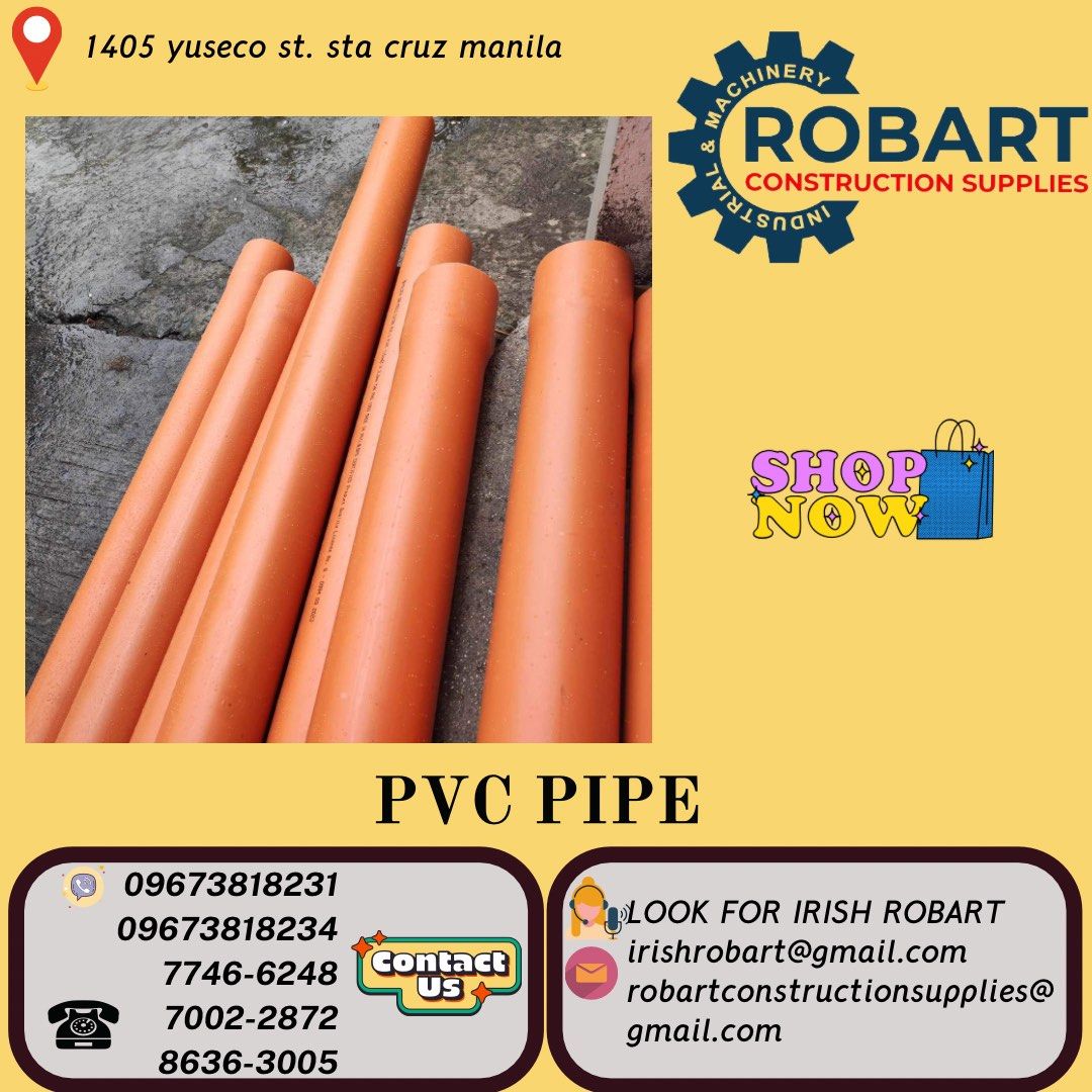 PVC PIPE, Commercial & Industrial, Construction Tools & Equipment on ...