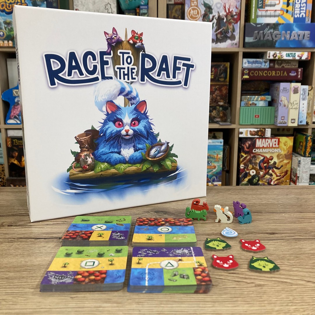 Race to the Raft Board Game, Hobbies & Toys, Toys & Games on Carousell