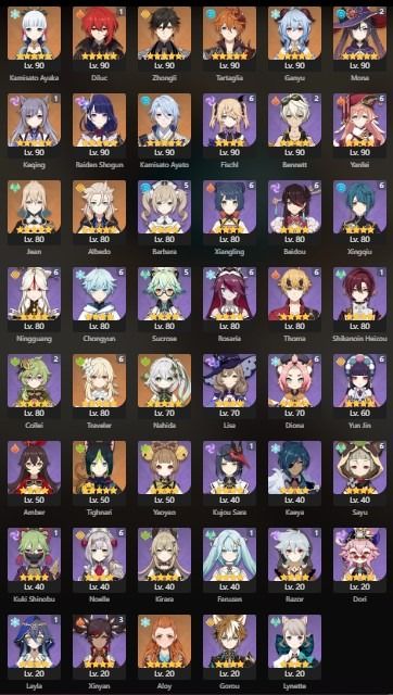 RARE GENSHIN IMPACT ACCOUNT, Video Gaming, Video Games, Others on Carousell