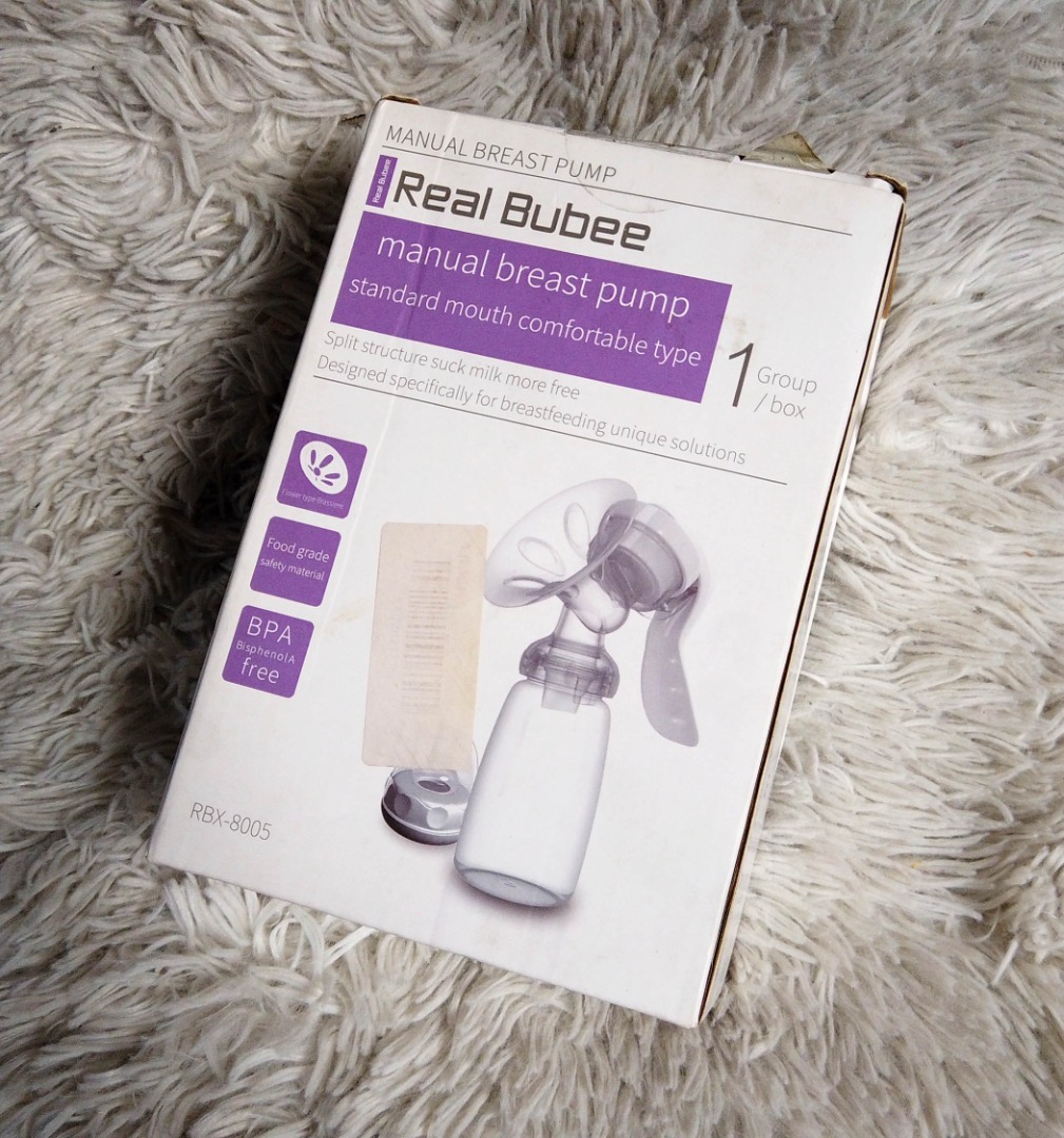 REAL BUBEE MANUAL BREAST PUMP, Babies & Kids, Nursing & Feeding ...