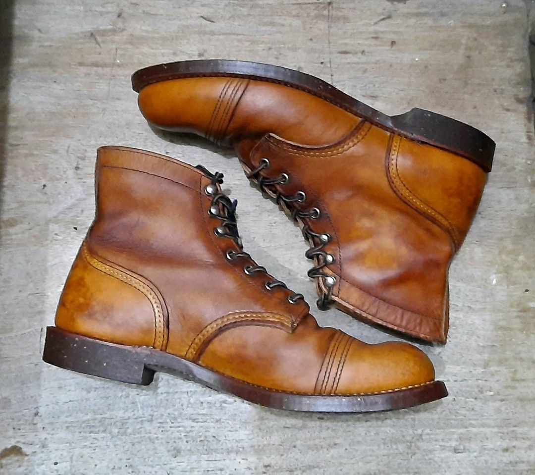 Red Wing Iron Ranger 8115 Copper Rough and Tough Redwing, Men's Fashion ...