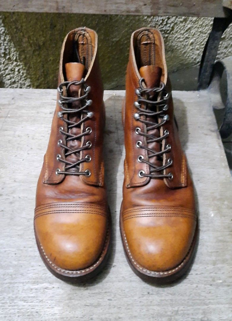 Red Wing Iron Ranger 8115 Copper Rough and Tough Redwing, Men's Fashion ...