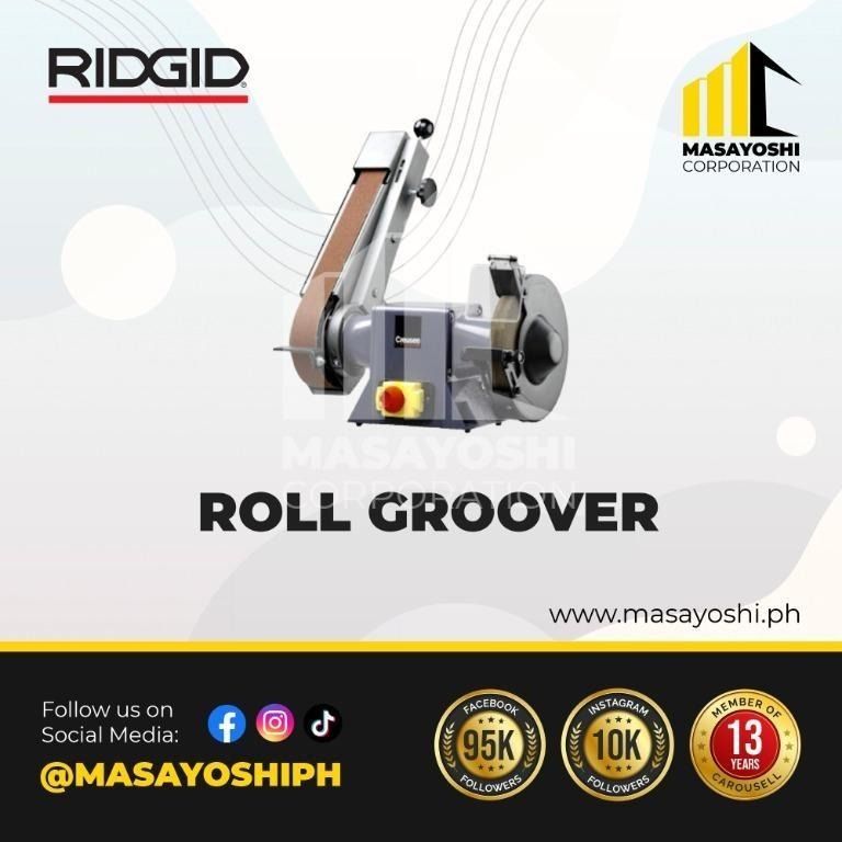 RIDGID Combo Roll Groover | 975-COPPER (32828) | Grooving Machine ...