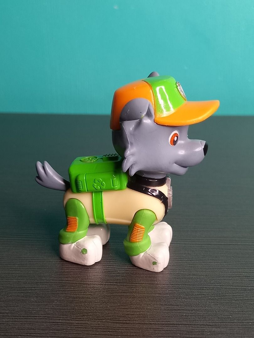 "Rocky" Paw Patrol Rescue Pup Posable SML Figure 2.5", Hobbies & Toys ...