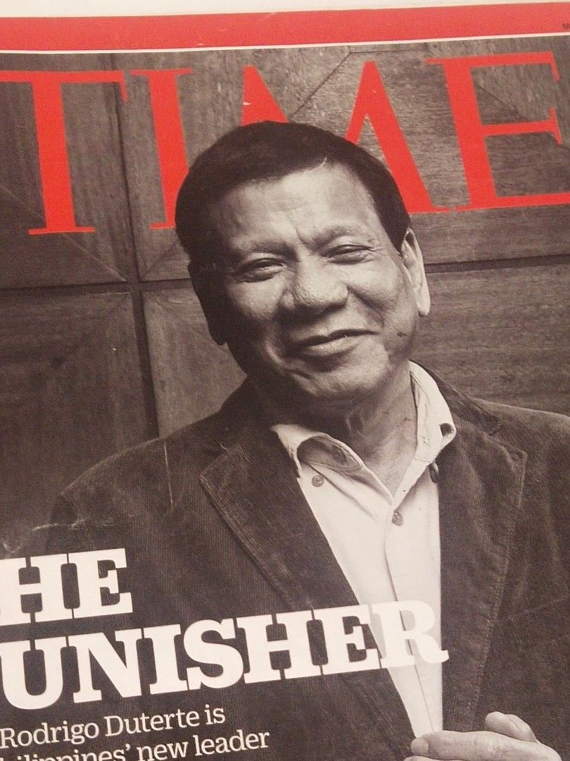 Rodrigo Duterte as "The Punisher"/TIME magazine/yr.2016/Hard to find ...