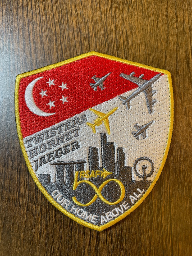 RSAF 50 patch, Hobbies & Toys, Memorabilia & Collectibles, Fan ...