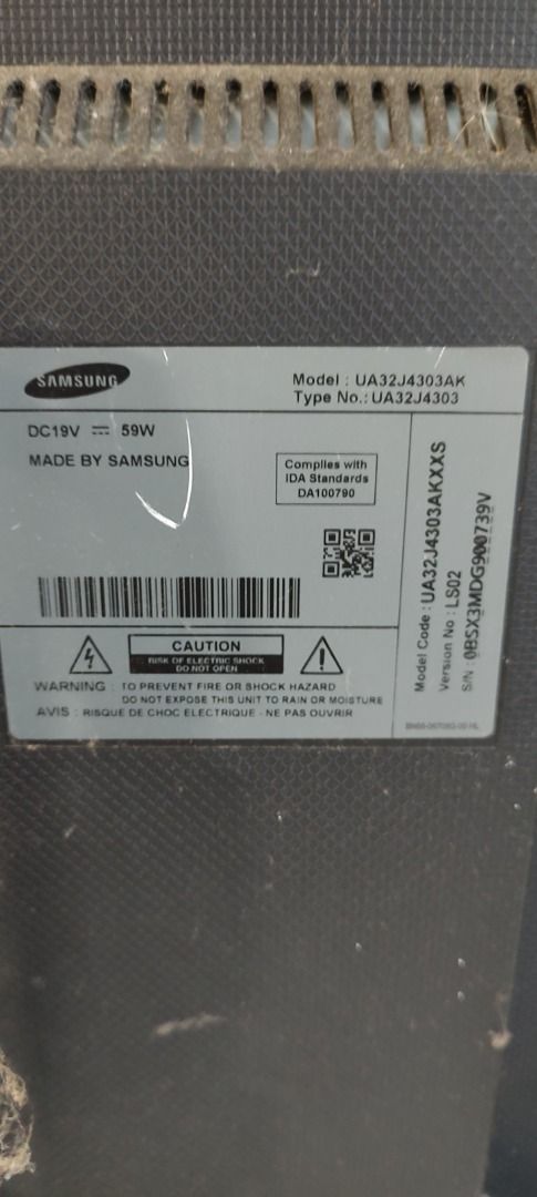 SAMSUNG 32" TV old, TV & Home Appliances, TV & Entertainment, TV on ...