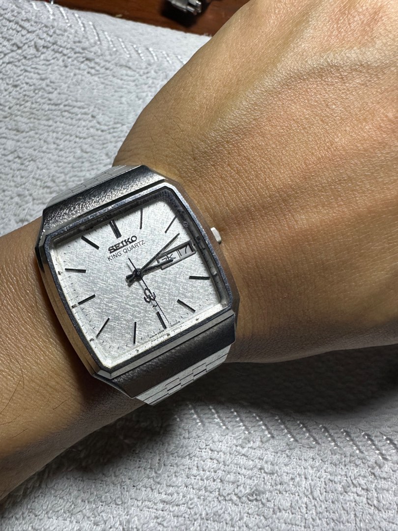 Seiko King Quartz 5856 5000, Men's Fashion, Watches & Accessories ...