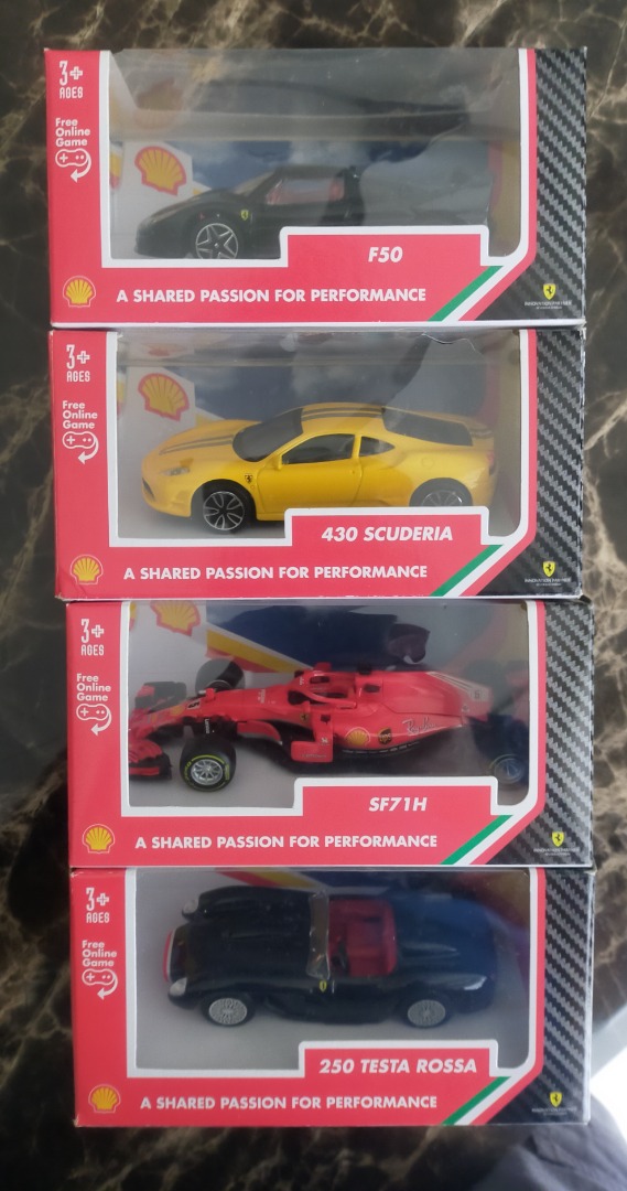 Shell V-Power Ferrari Collection Cars 2019, Hobbies & Toys ...