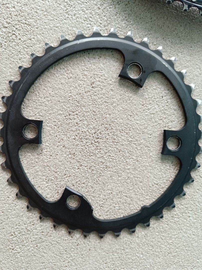 Shimano Ultegra R8000 Chain Ring 53/39, 110 BCD, Sports Equipment ...