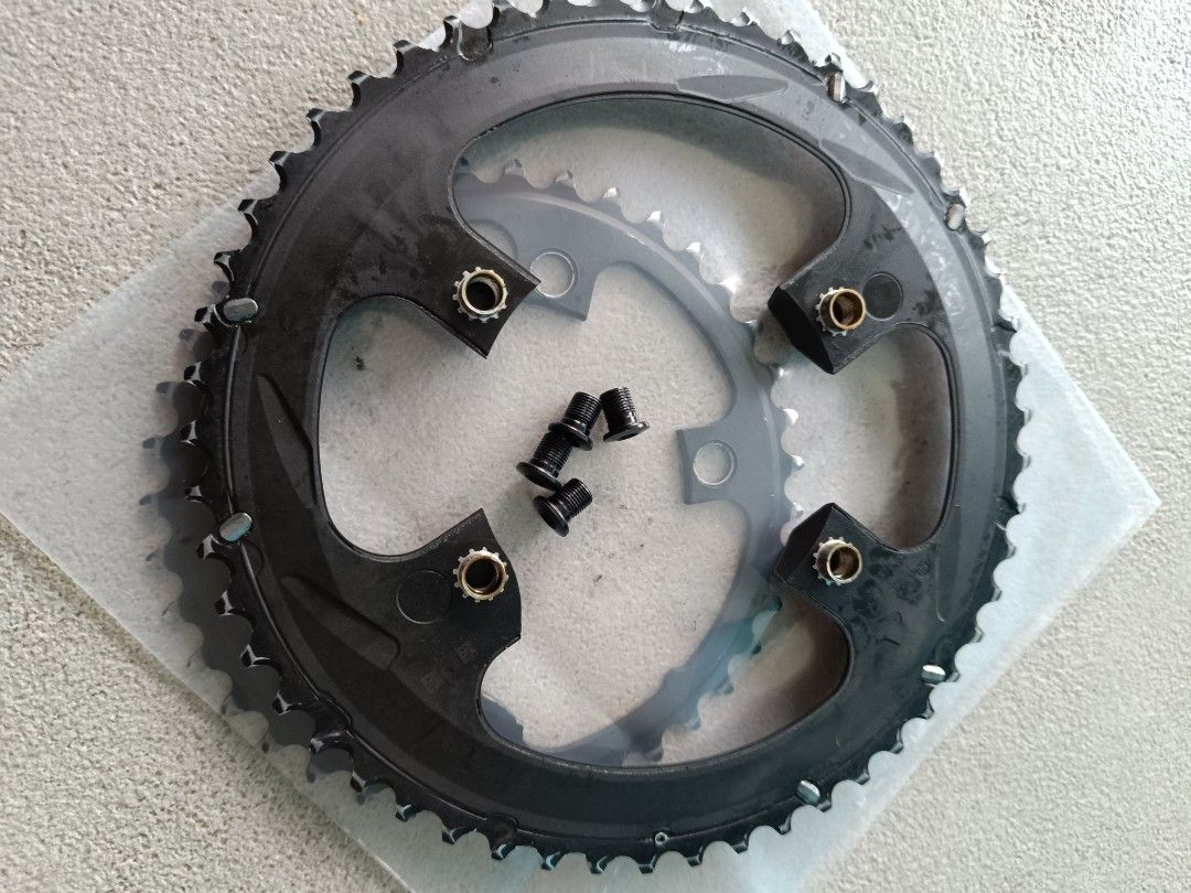 Shimano Ultegra R8000 Chain Ring 53/39, 110 BCD, Sports Equipment ...
