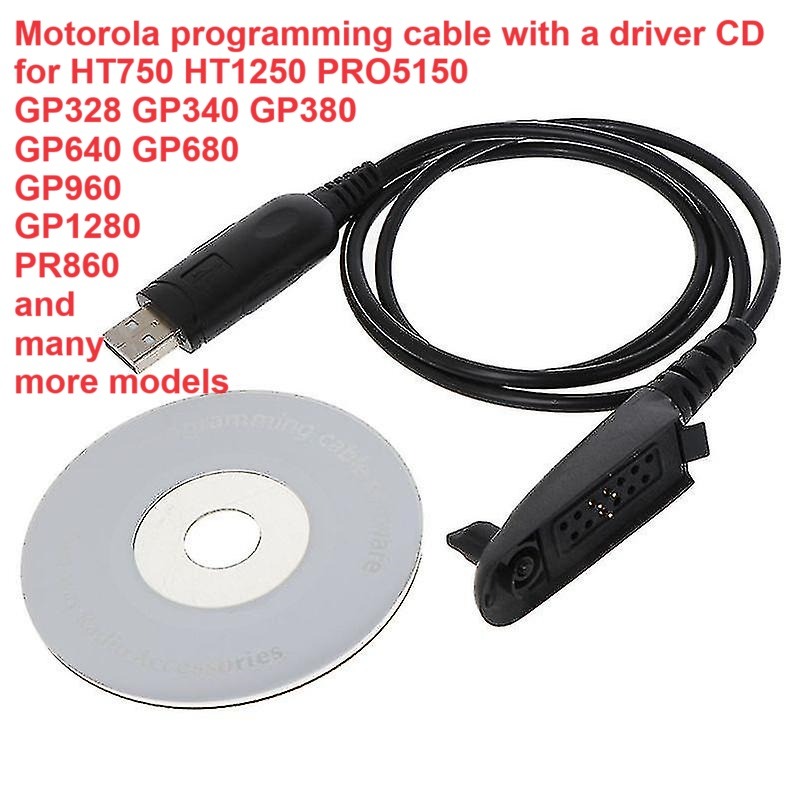 Singapore stock, USB Programming Cable for Motorola Radio HT750 HT1250 ...