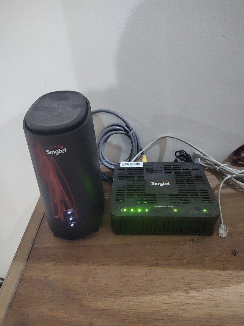 Singtel Mesh Fibre 2Gbps Wifi, Computers & Tech, Parts & Accessories ...
