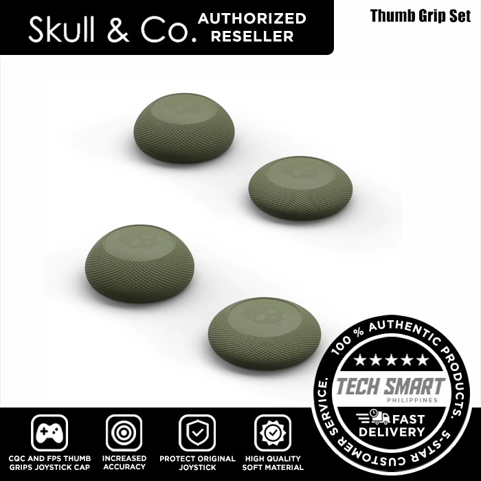 Skull & Co. Convex Thumb Grips Set Skin, CQC Joystick Cap Analog Stick ...