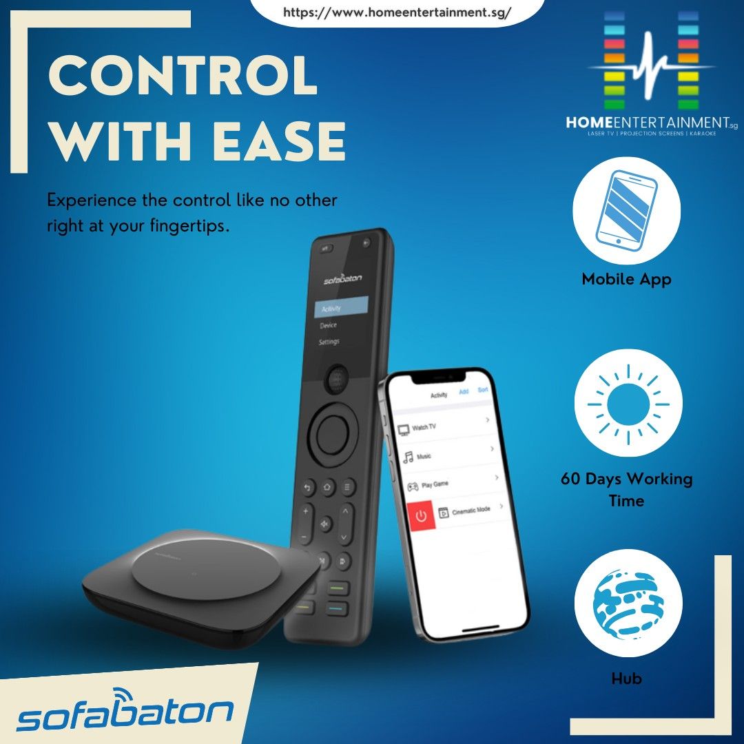 SOFABATON X1 UNIVERSAL REMOTE CONTROL SUPPORTS IR / BLUTOOTH / WIFI ... SOFABATON X1 UNIVERSAL REMOTE CONTROL SUPPORTS IR / BLUTOOTH / WIFI ...