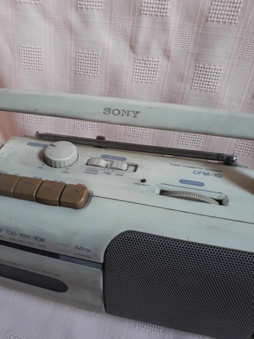 Sony CFM-10 Radio Cassette Player, Audio, Portable Music Players on ...