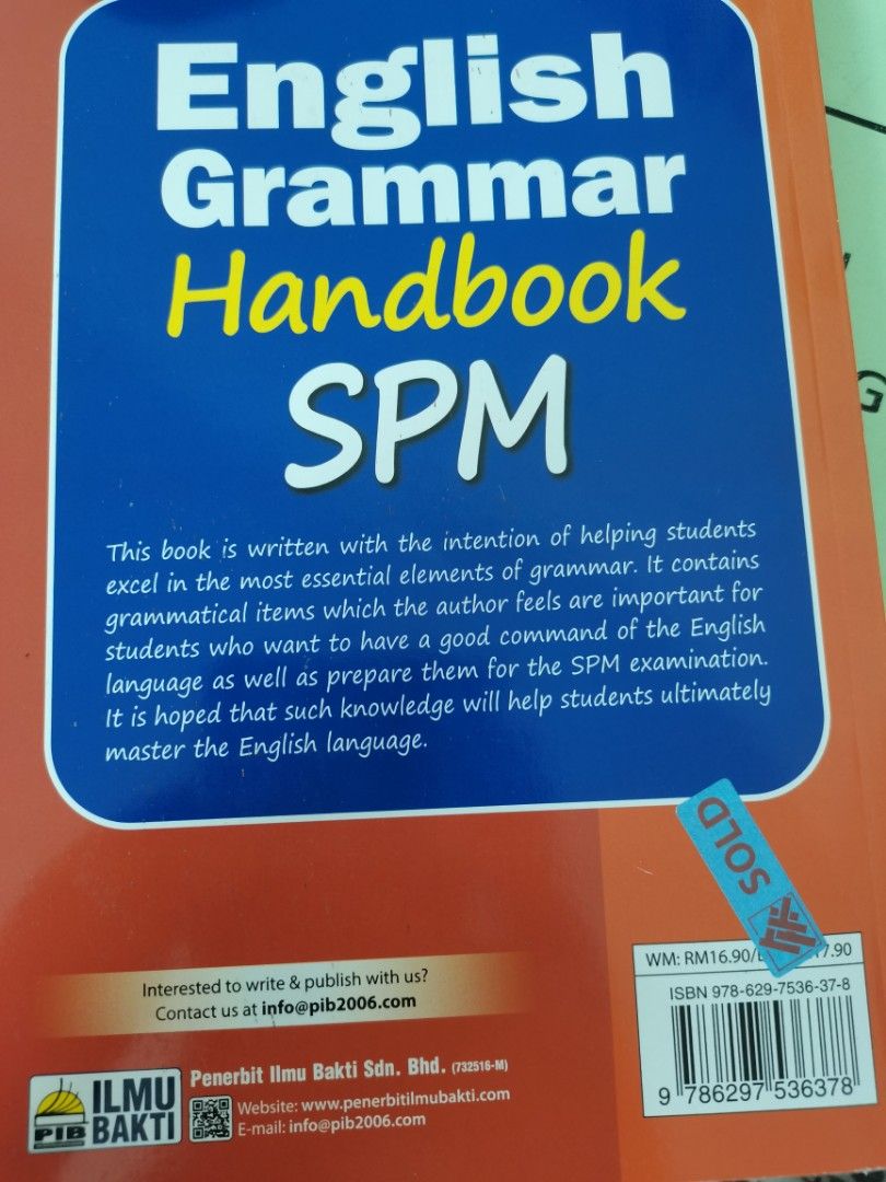 Spm english grammar, Hobbies & Toys, Books & Magazines, Textbooks on ...