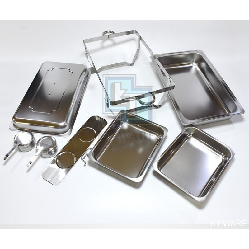 STAINLESS STEEL CHAFING DISH FOOD WARMER SERVING TRAY BUFFET TRAY ...