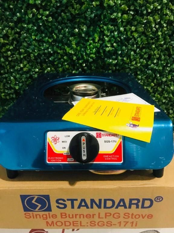 Standard Single Burner Gas Stove SGS-171i, Furniture & Home Living ...
