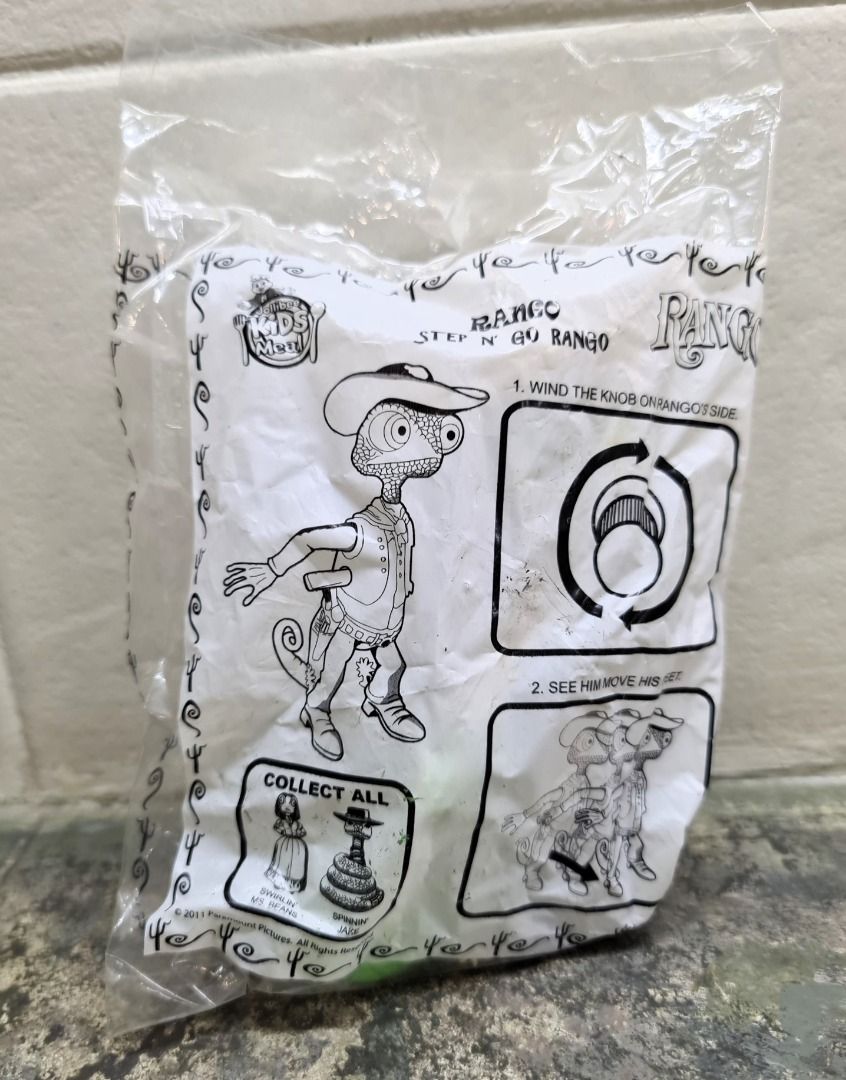 STEP N' GO RANGO - 2011 Jollibee NICKELODEON Kids Meal Toy Series ...