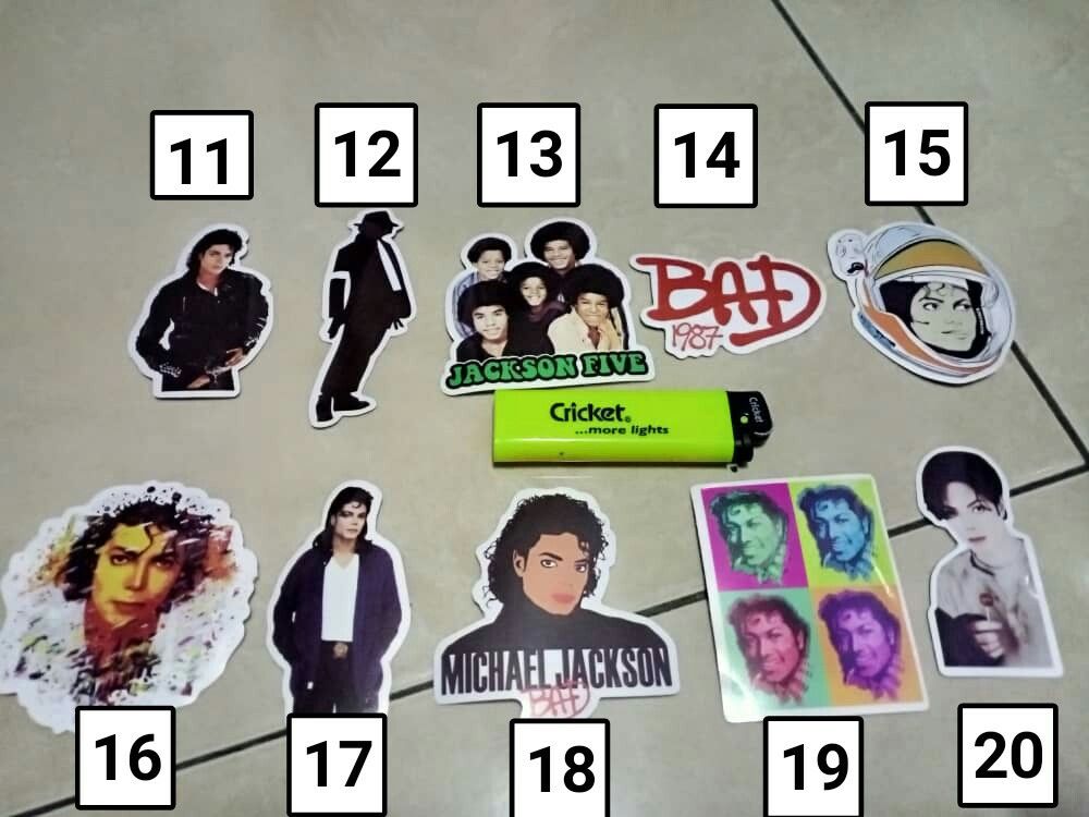 Sticker Legenda Michael Jackson, Hobbies & Toys, Stationery & Craft ...