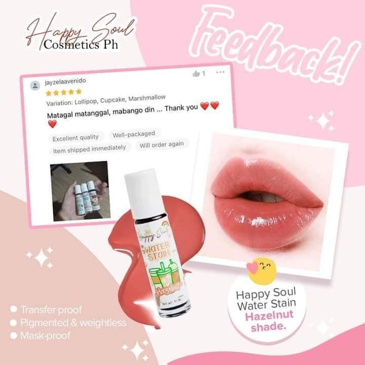 Strawberry Shortcake - Happy Soul Cosmetics - Water Stain Lip and Cheek ...