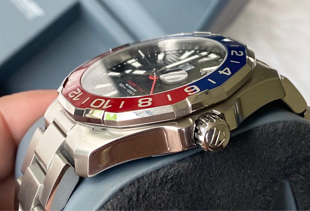 Tag heuer Aquaracer GMT (Pepsi), Luxury, Watches on Carousell
