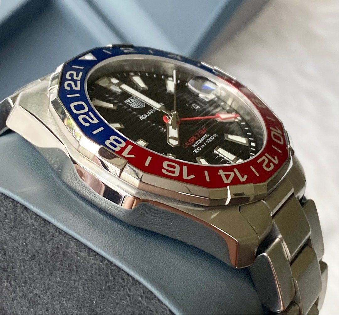 Tag heuer Aquaracer GMT (Pepsi), Luxury, Watches on Carousell