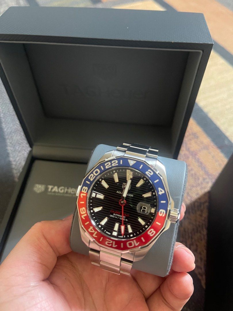 Tag Heuer Aquaracer Pepsi, Luxury, Watches on Carousell