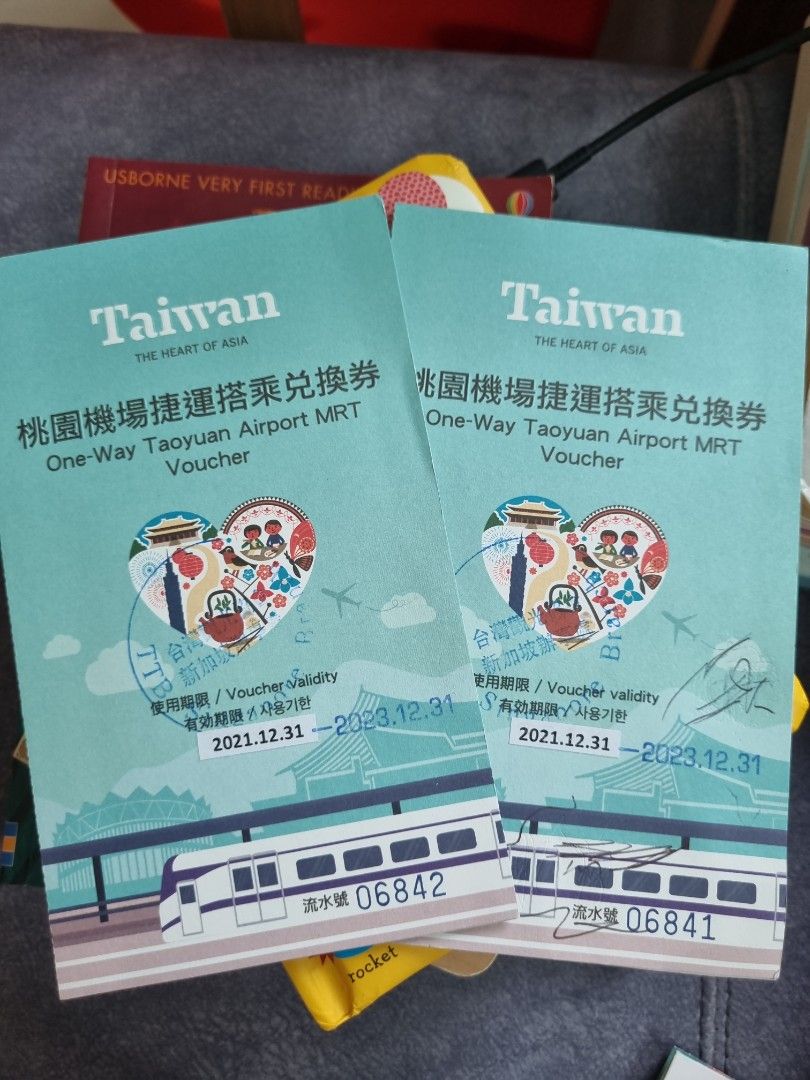 Taiwan taoyuan mrt ticket, Tickets & Vouchers, Flights & Overseas ...