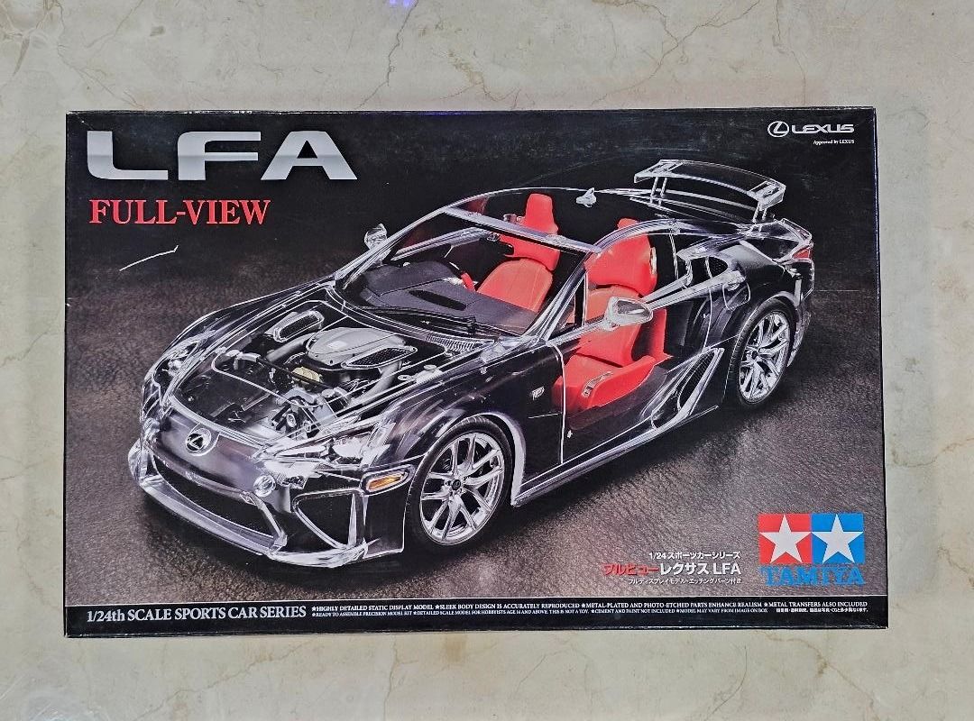 Tamiya 1/24 LFA Full-View, 興趣及遊戲, 玩具 & 遊戲類 - Carousell