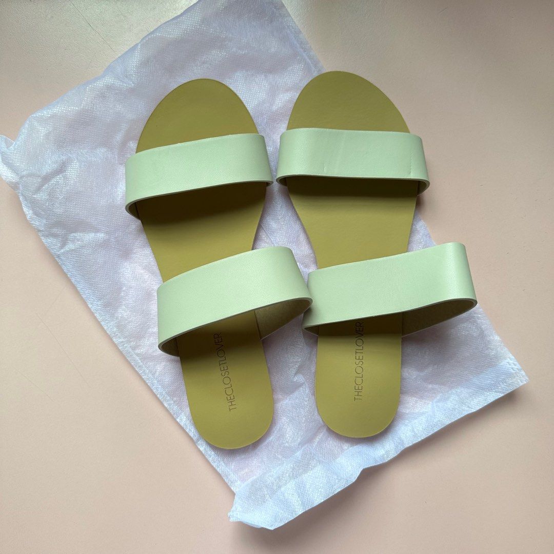 TCL Slip-on Sandals (White), Women's Fashion, Footwear, Sandals on ...