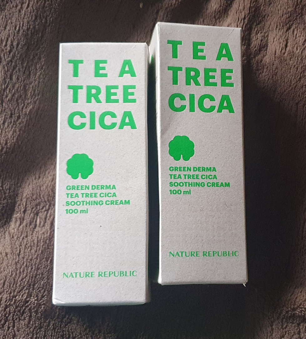 Tea Tree Cica Moisturizer Nature Republic Sealed, Beauty & Personal ...