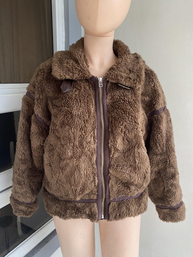 TEDDY AVIATOR JACKET, Women's Fashion, Coats, Jackets and Outerwear on ...