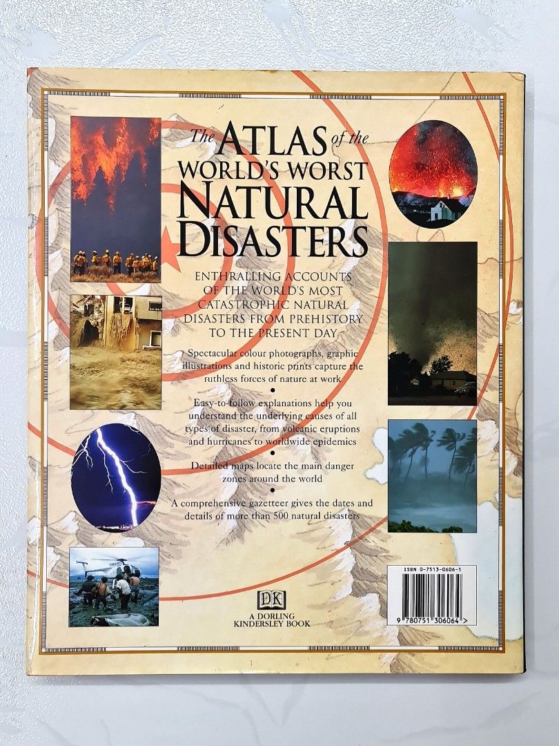 The Atlas of the World's Worst Natural Disaster by Lesley Newson, 160 pages, DK Publishing, Hard ...