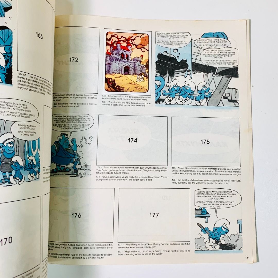 The Smurfs Sticker Album (Panini 1982), Hobbies & Toys, Memorabilia ...