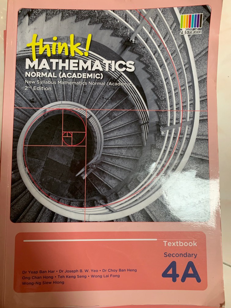 Think! Mathematics Normal Academic Sec 4 2nd exition, Hobbies & Toys ...