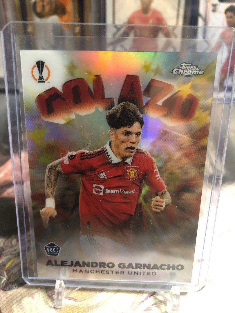 Topps Chrome Golazo Garnacho, Hobbies & Toys, Memorabilia ...