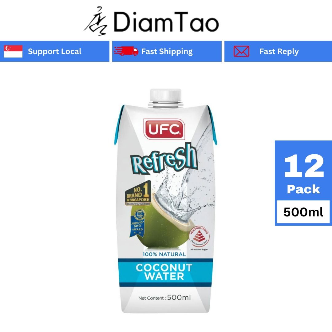 UFC Coconut Water 500ml x 12 Packet, Food & Drinks, Beverages on Carousell