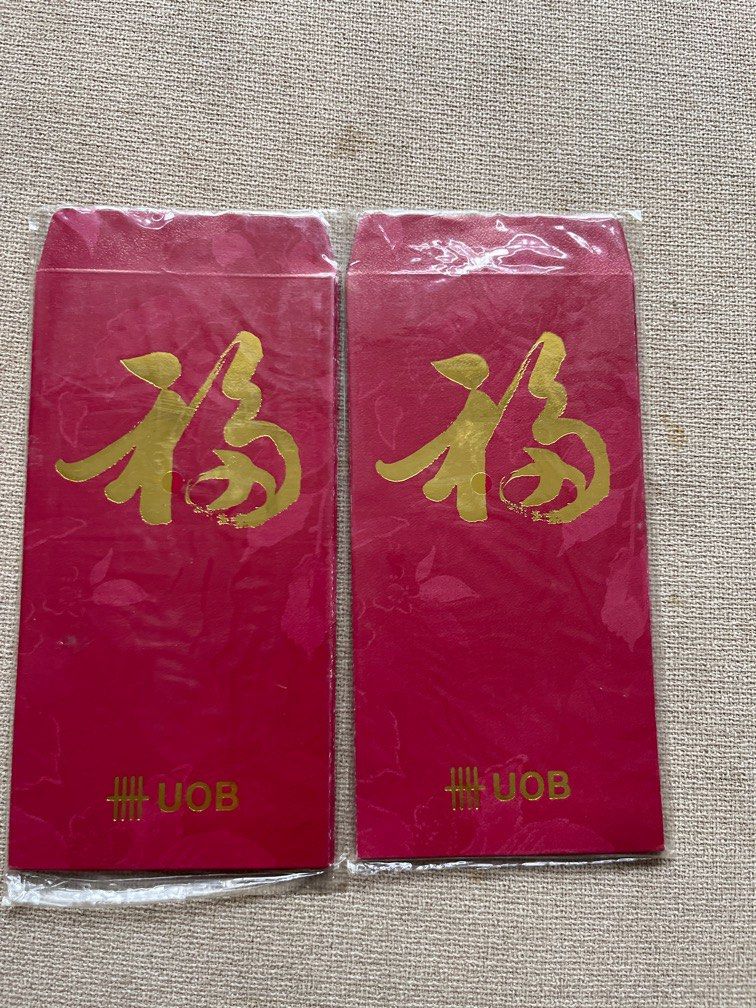 UOB Red Packet (All 2 packs), Hobbies & Toys, Stationery & Craft, Other ...