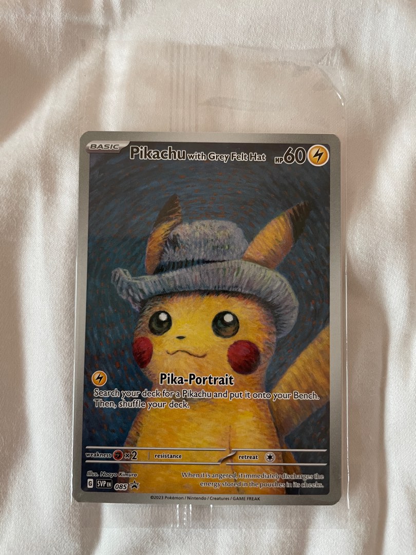 Van Gogh Pikachu Promo Card (CFM Allocation), Hobbies & Toys, Toys ...