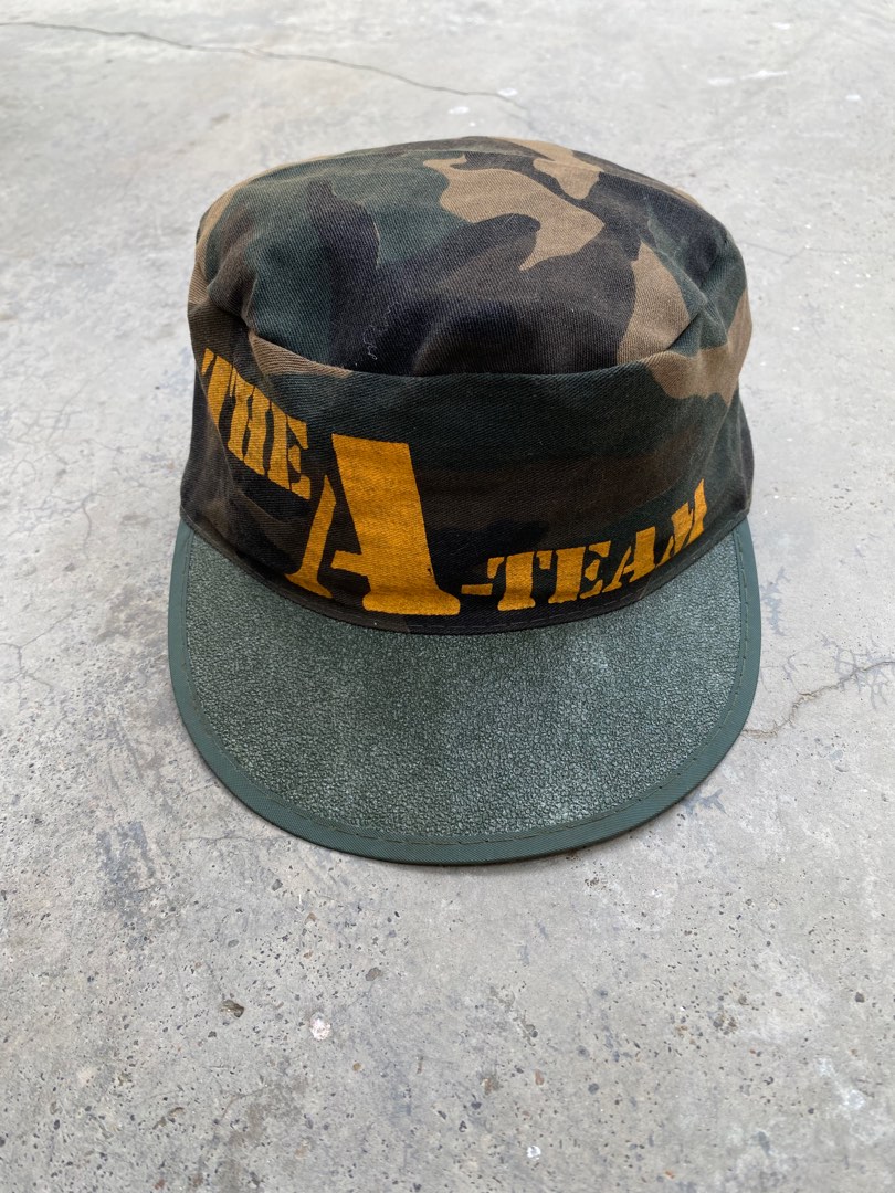 Vintage 80s The A-Team Movie Camo Cap, Men's Fashion, Watches & Accessories, Cap & Hats on Carousell