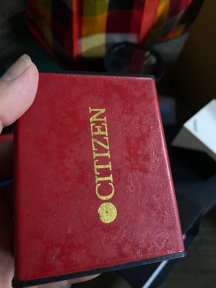Vintage Citizen Watch Box, Hobbies & Toys, Memorabilia & Collectibles ...