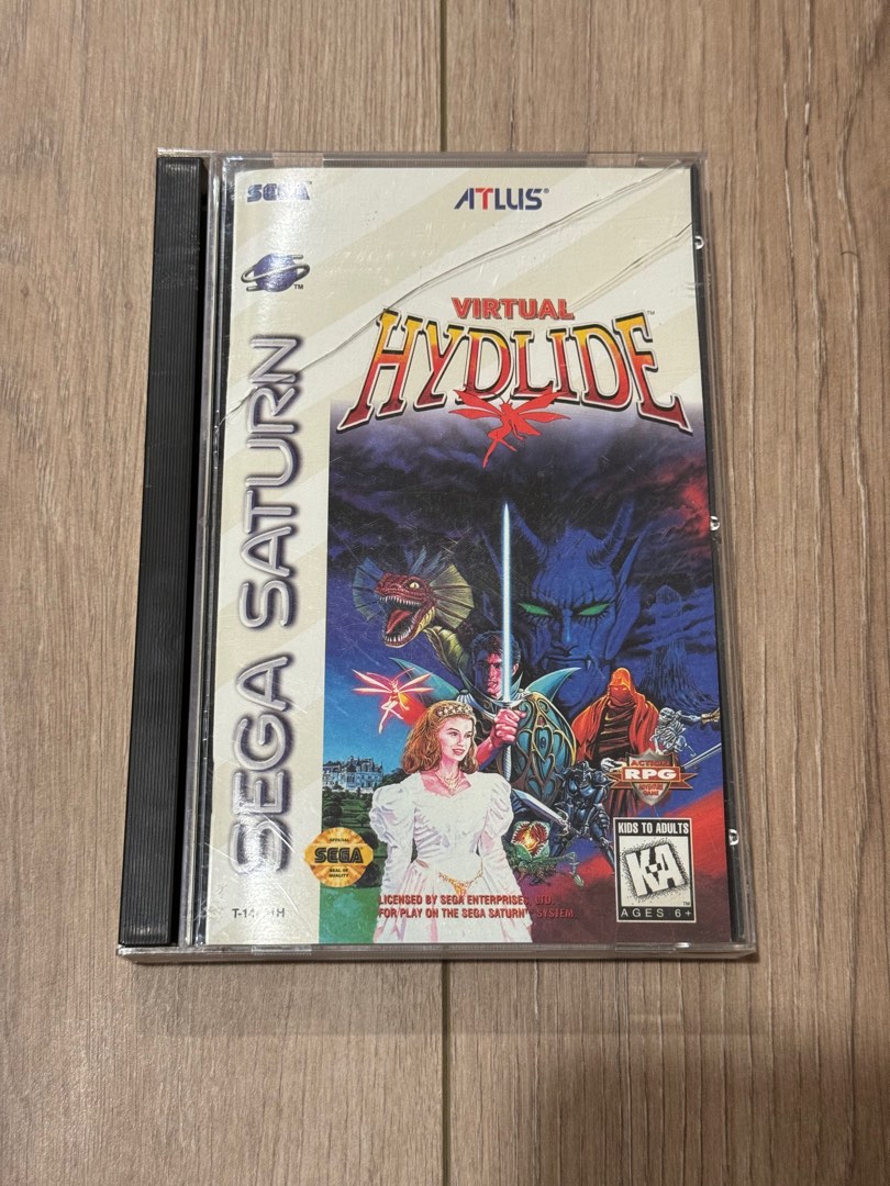 Virtual Hydlide - Sega saturn, Video Gaming, Video Games, Others on Carousell